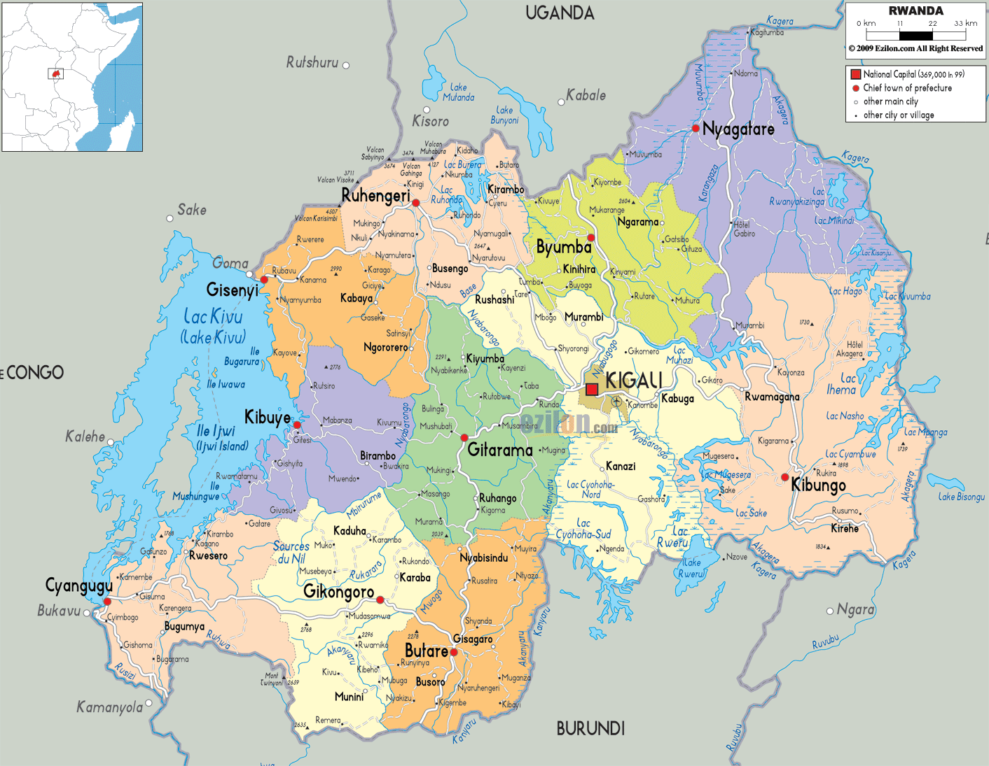 Menya za perefegitura,za Komini, na za Segiteri zo mu Rwanda rwo ha ...